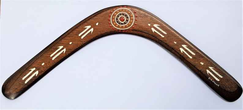Returning Traditional Boomerang Tracks Design 16 Inch | Etsy