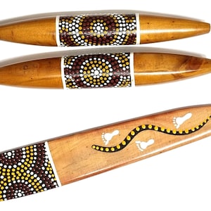 Aboriginal Clap Sticks and Message Stick | Gift Pack - Etsy