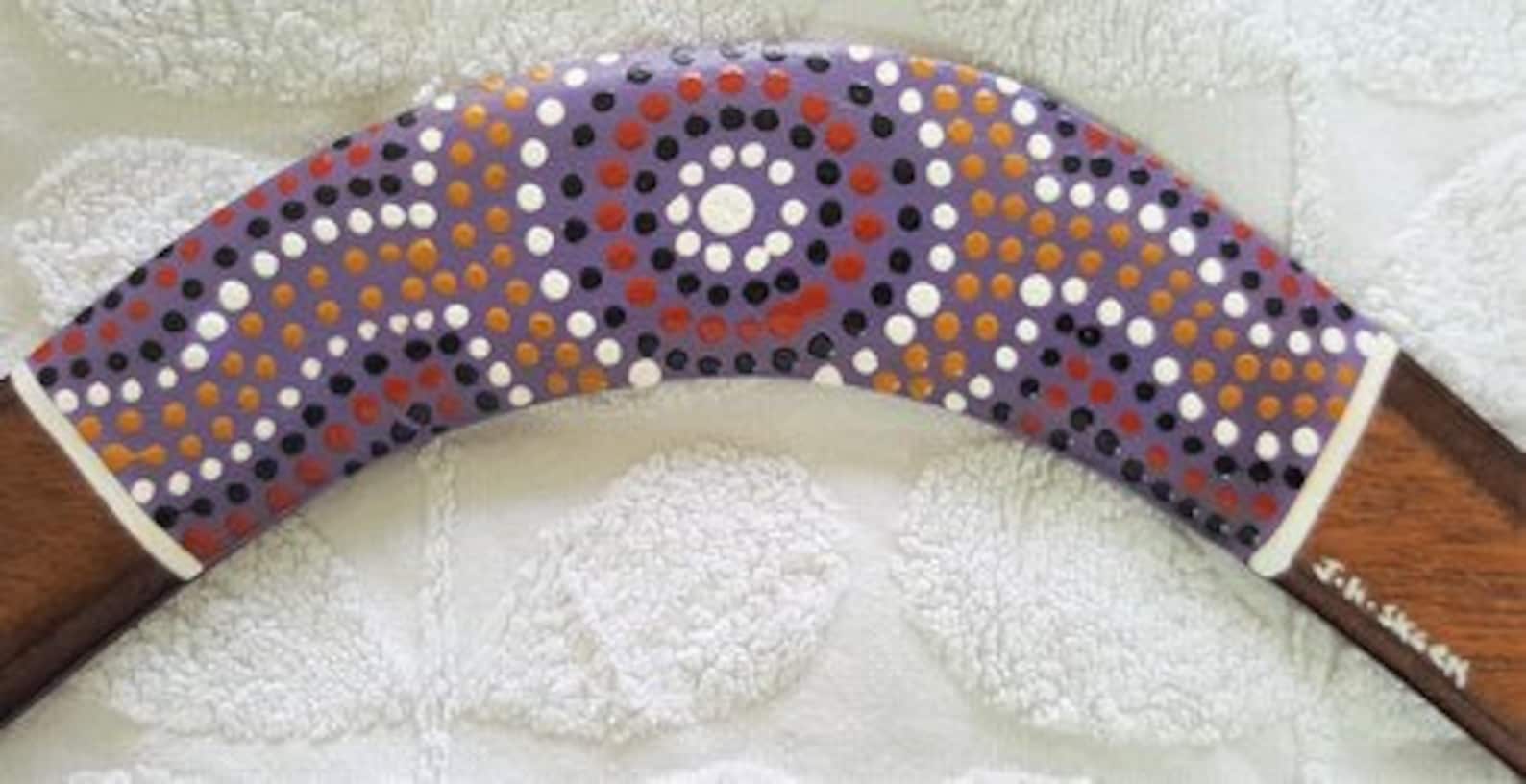 Returning Traditional Boomerang Dot Art Design 16 Inch - Etsy
