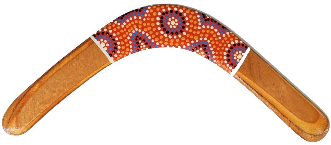 Returning Traditional Boomerang Dot Art Design 16 Inch - Etsy