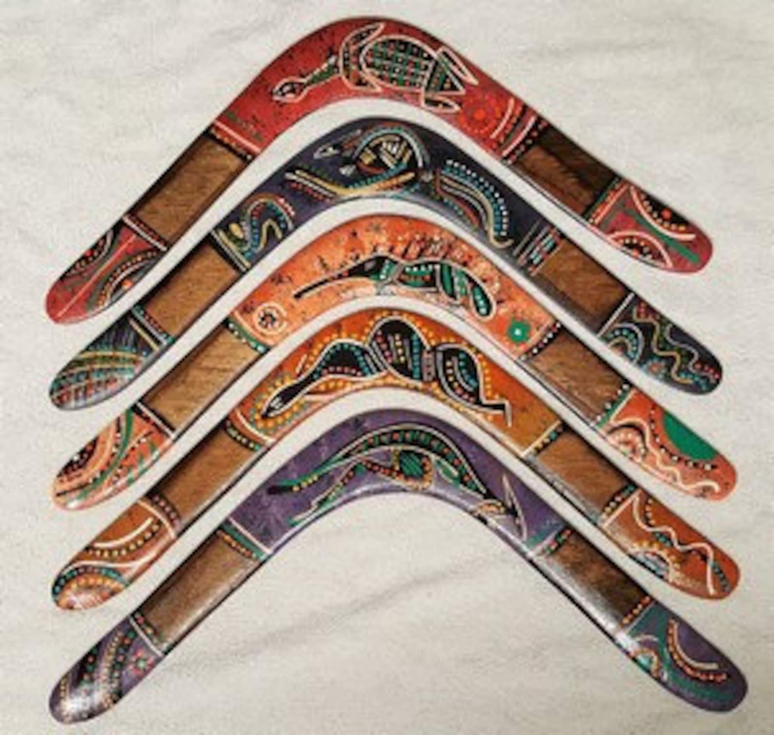 Family Discount up to 30 % Pack 3-10 Returning Boomerangs 18 Aboriginal ...