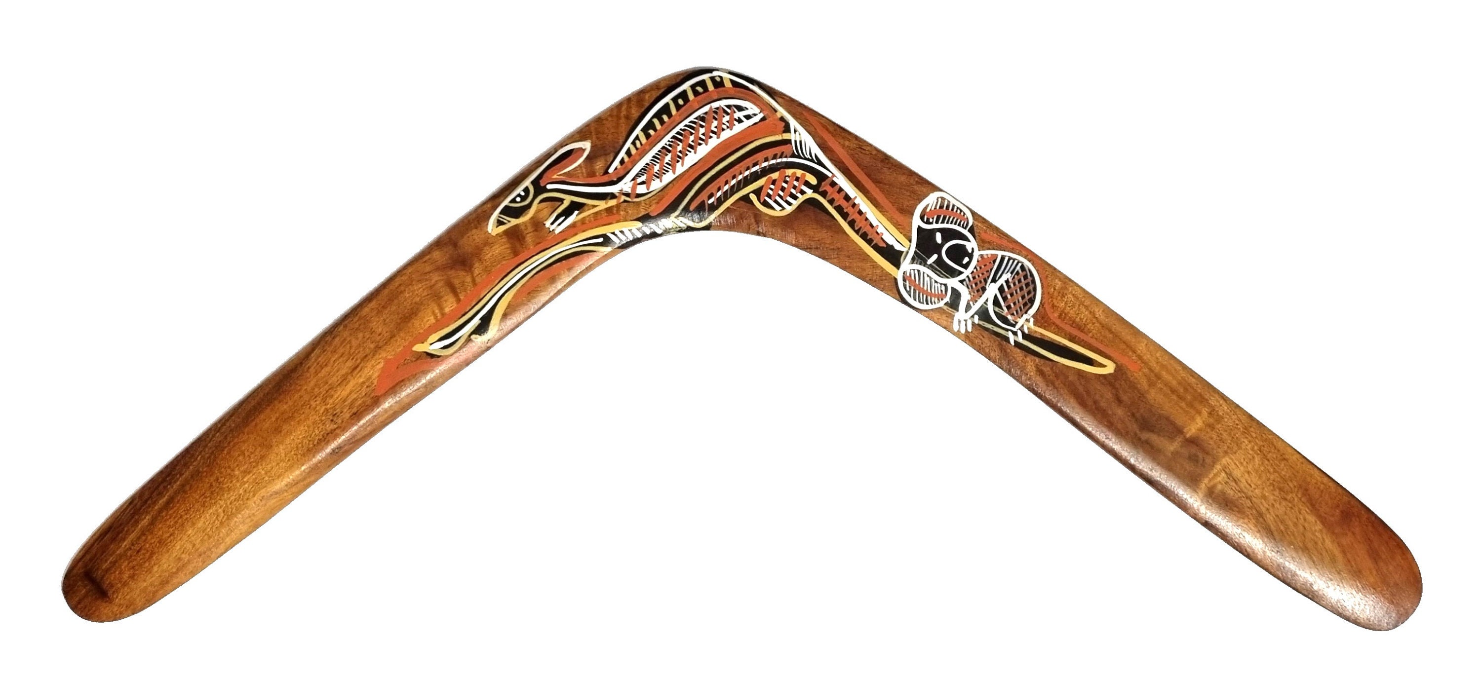 Australian Made Aboriginal Hand Painted Comeback Black Wattle Hunting ...