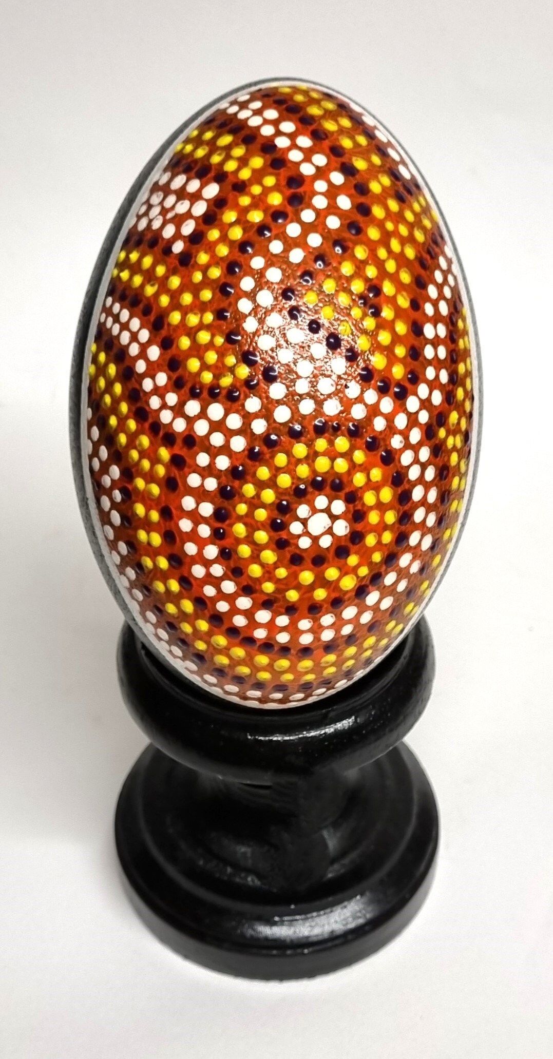 Aboriginal Hand Painted Emu Egg Dot Art Design - Etsy