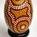 Aboriginal Hand Painted Emu Egg Dot Art Design - Etsy
