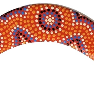 Returning Traditional Boomerang | Dot Art Design | 16 Inch ...
