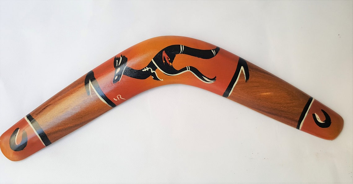Gift Boxed Orange Tip Boomerang and Message Sick - Etsy