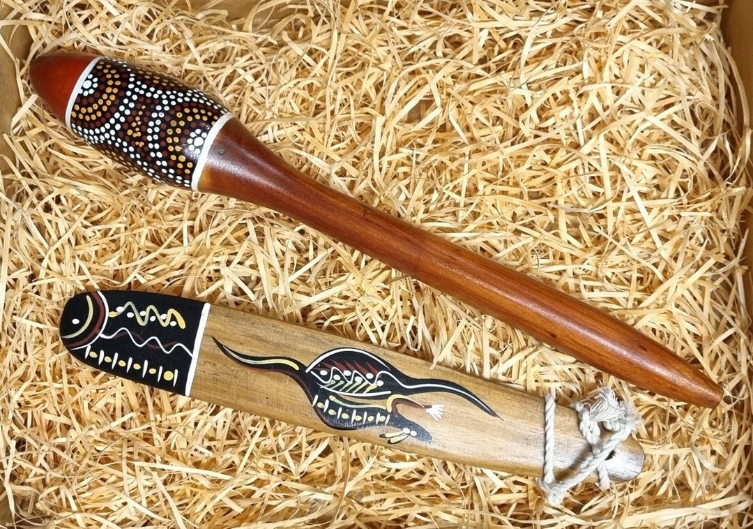 Aboriginal War Club (nulla Nulla), and Bullroarer | Gift Pack - Etsy