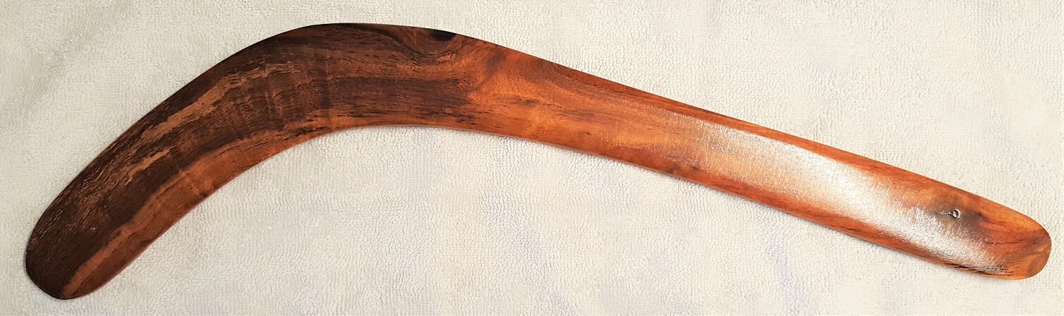Traditional Aboriginal Hunting Boomerang | Black Wattle Timber ...