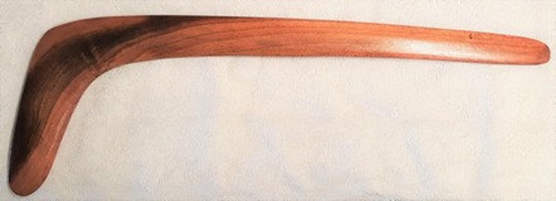 Handmade Aboriginal Black Wattle Kylie Boomerang - Etsy