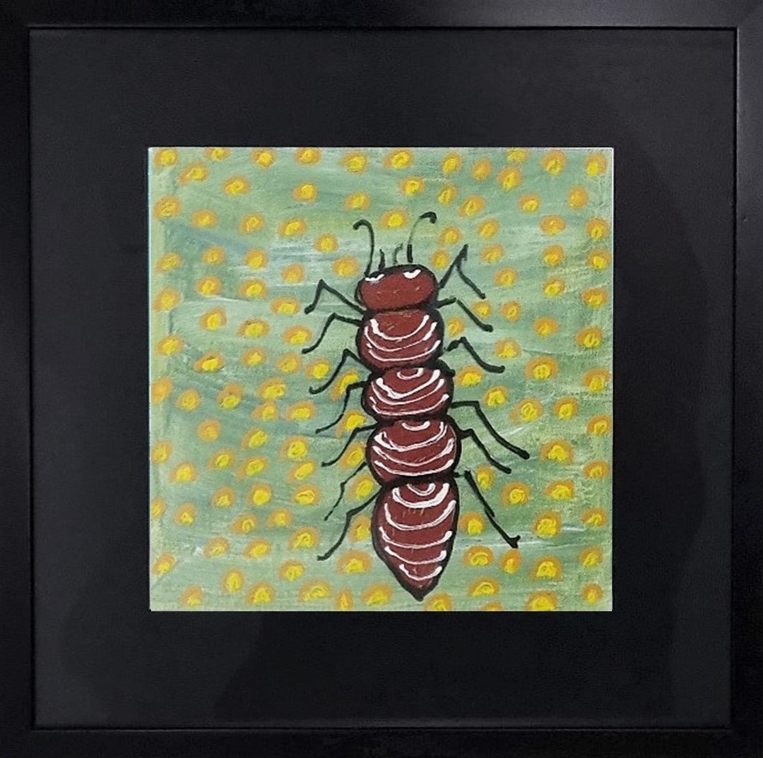 Original Aboriginal Art, Painting of Lost Grub by April Jones - Kimberley Region of Australia ...