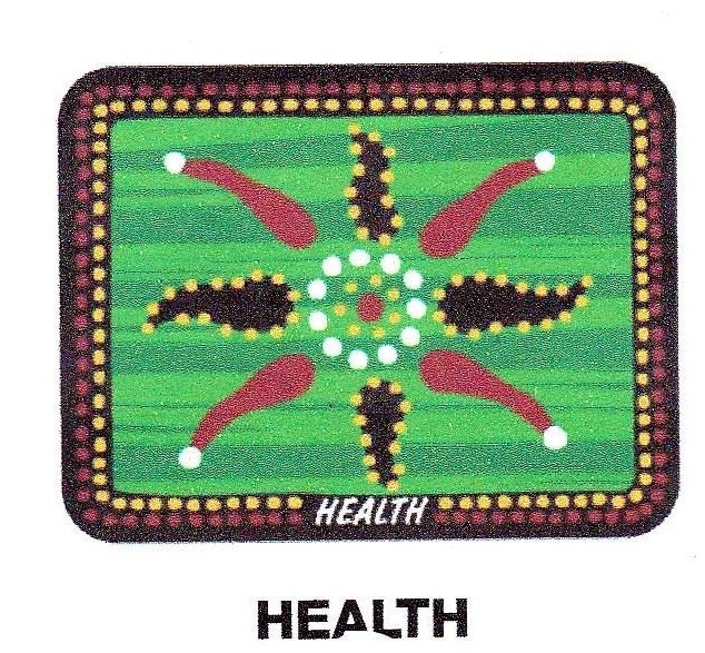 Australian Aboriginal Symbol Boxed Tri Plates Hand Painted by Leonie ...