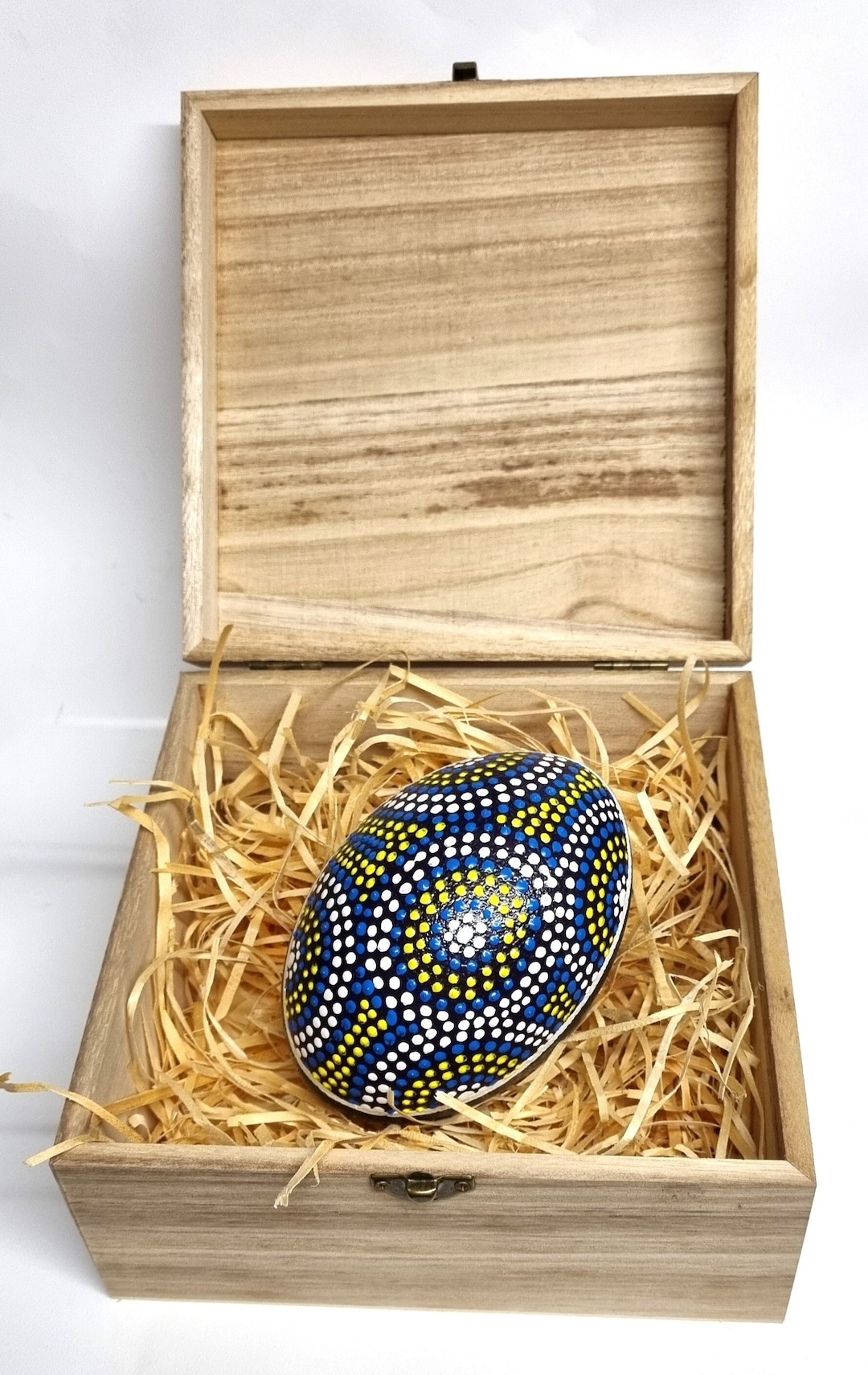 Aboriginal Hand Painted Emu Egg | Dot Art Design - Etsy Australia
