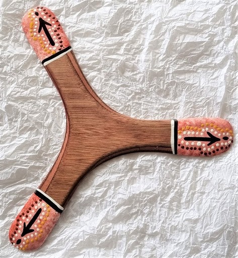 Tri Boomerang 3-blade Hand-made Wooden Boomerang Easy to - Etsy