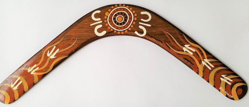 Returning Traditional Boomerang Tracks Design 16 Inch | Etsy