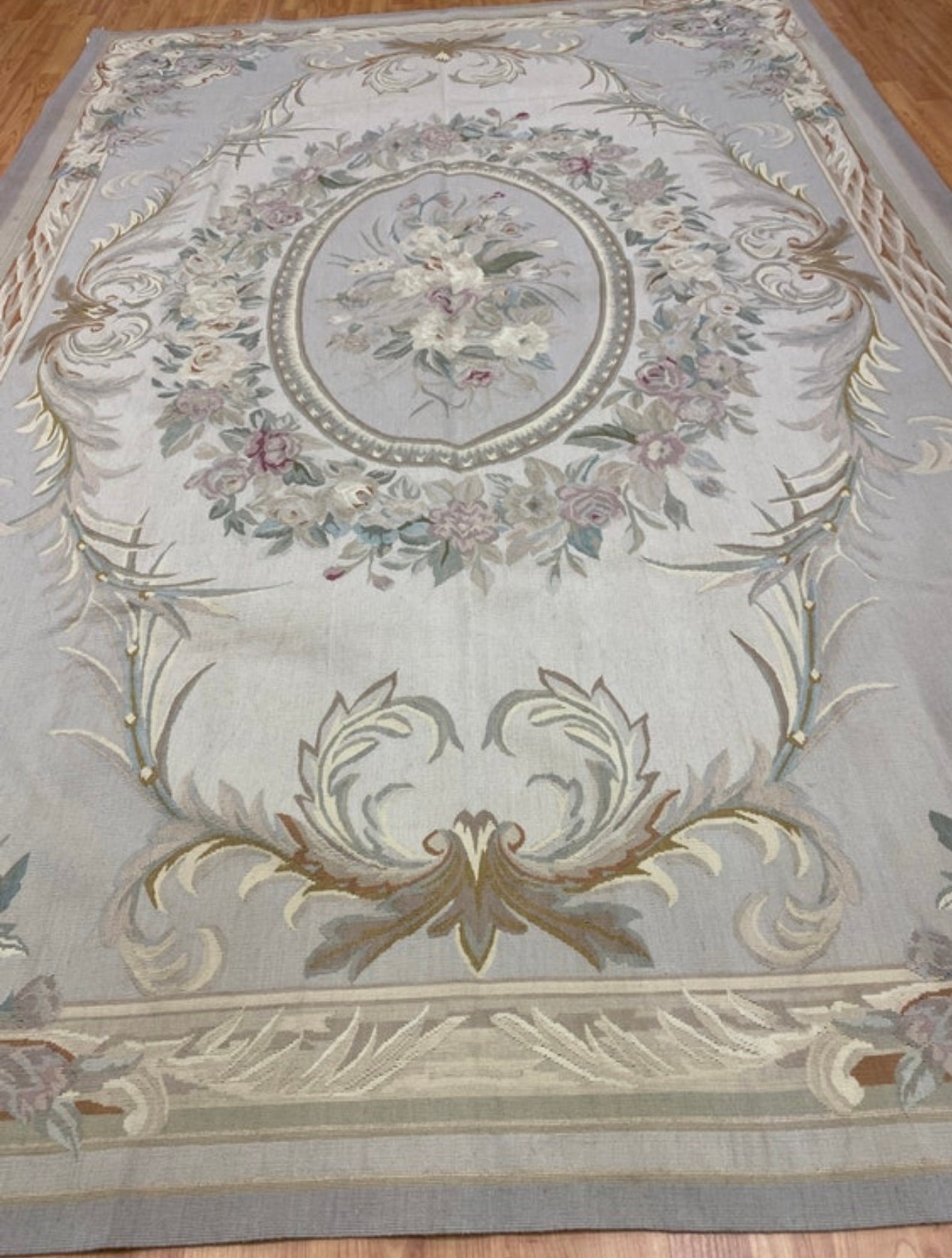 6' X 9' New Chinese Aubusson Oriental Rug Flat Weave Hand Made 100% ...