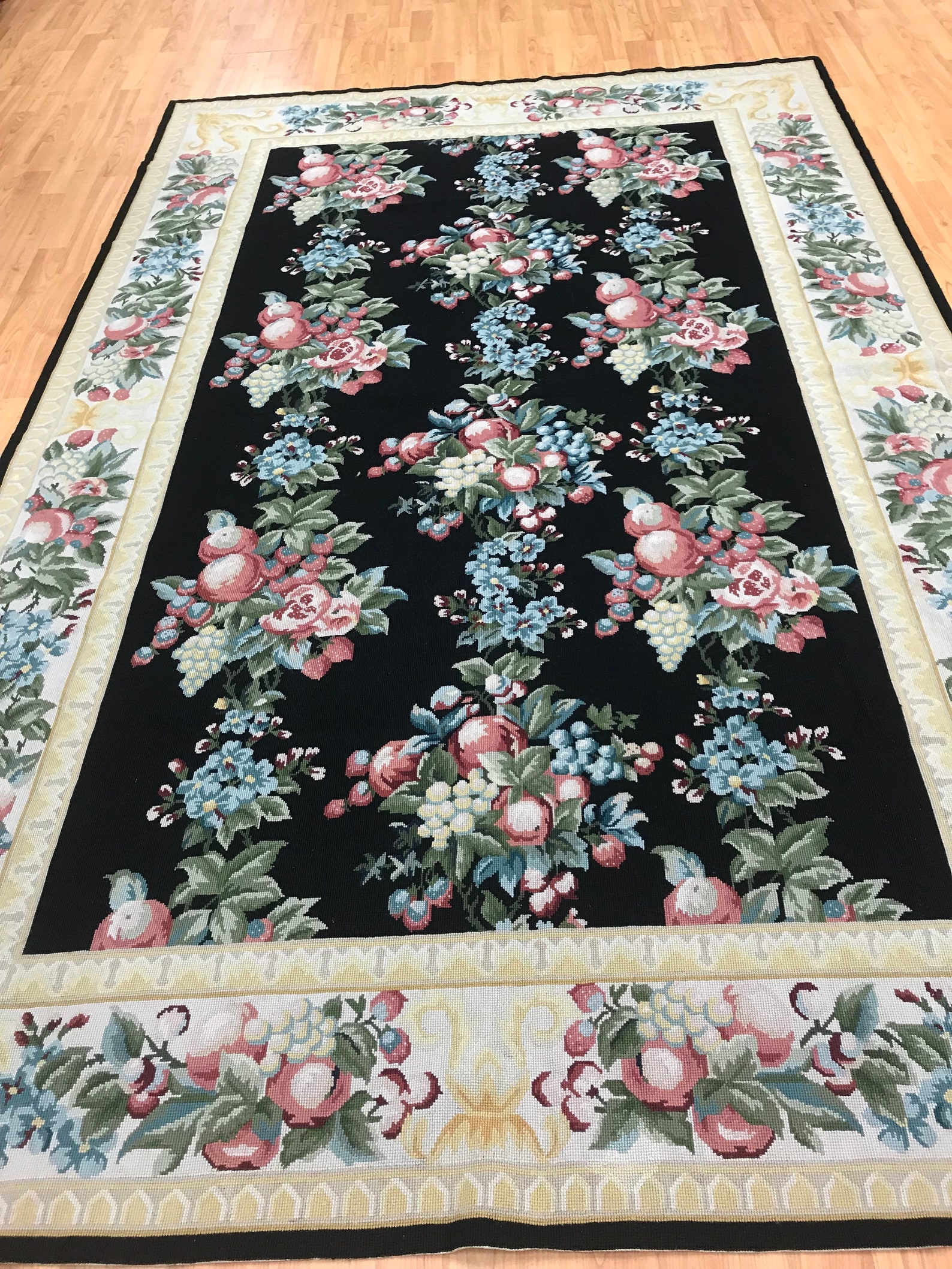 5'7 X 8'4 Chinese Needle Point Oriental - Etsy