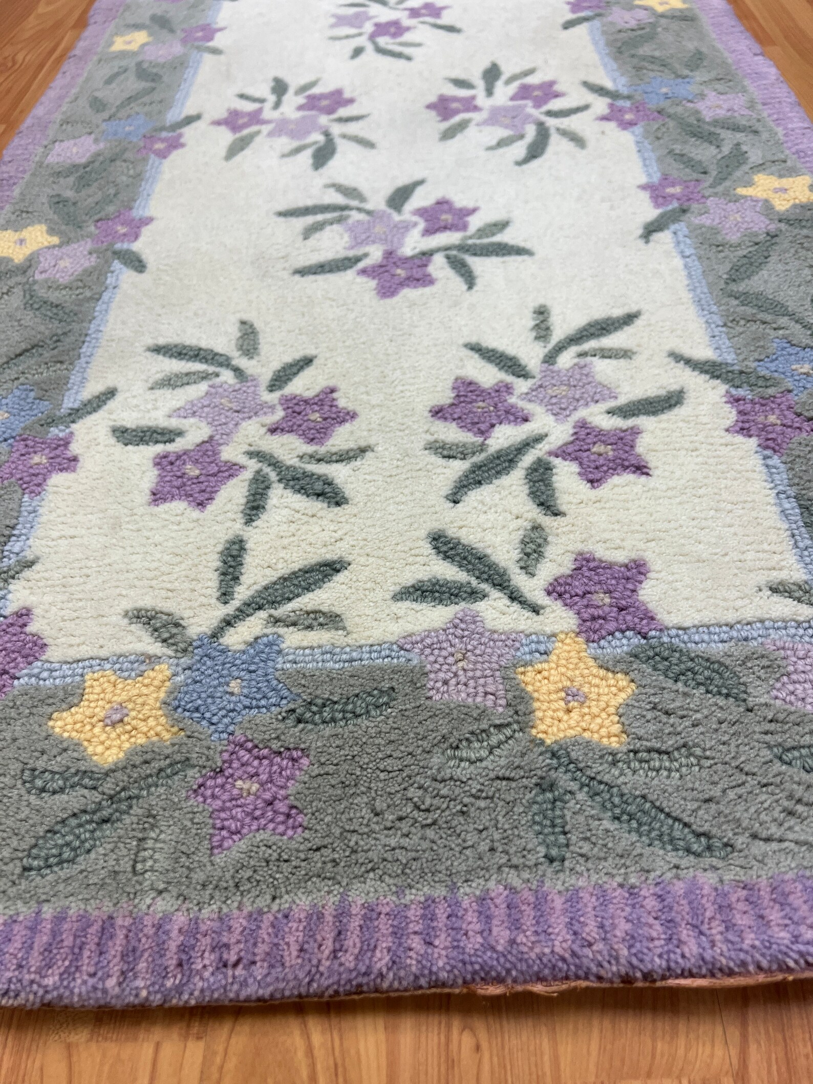 2'3 X 4' Chinese Stitch Work Oriental Rug Tufted Hand Made 100% Wool - Etsy