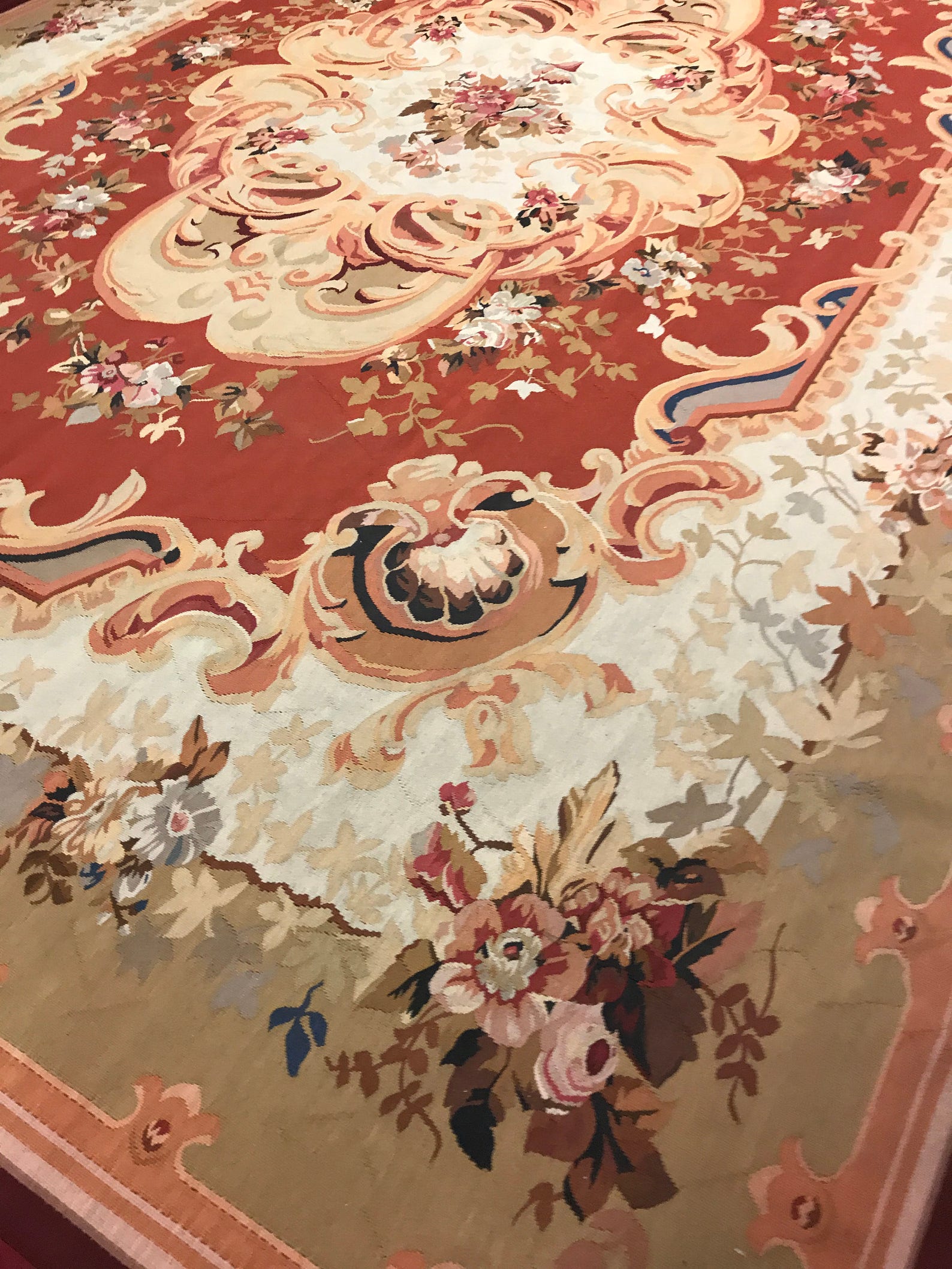 10'2 X 14'1 Chinese Aubusson Oriental Rug - Etsy