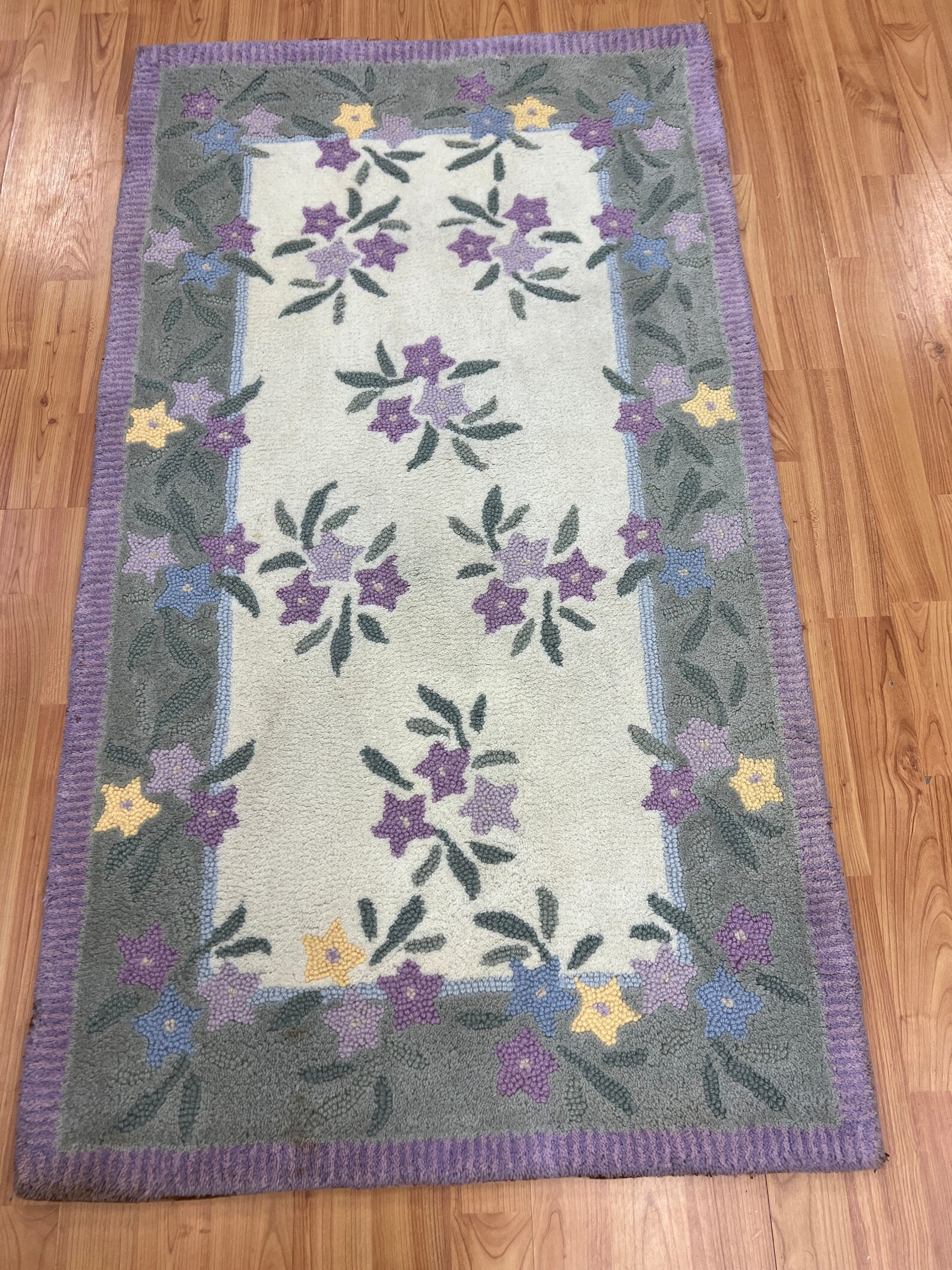 2'3 X 4' Chinese Stitch Work Oriental Rug Tufted Hand Made 100% Wool - Etsy
