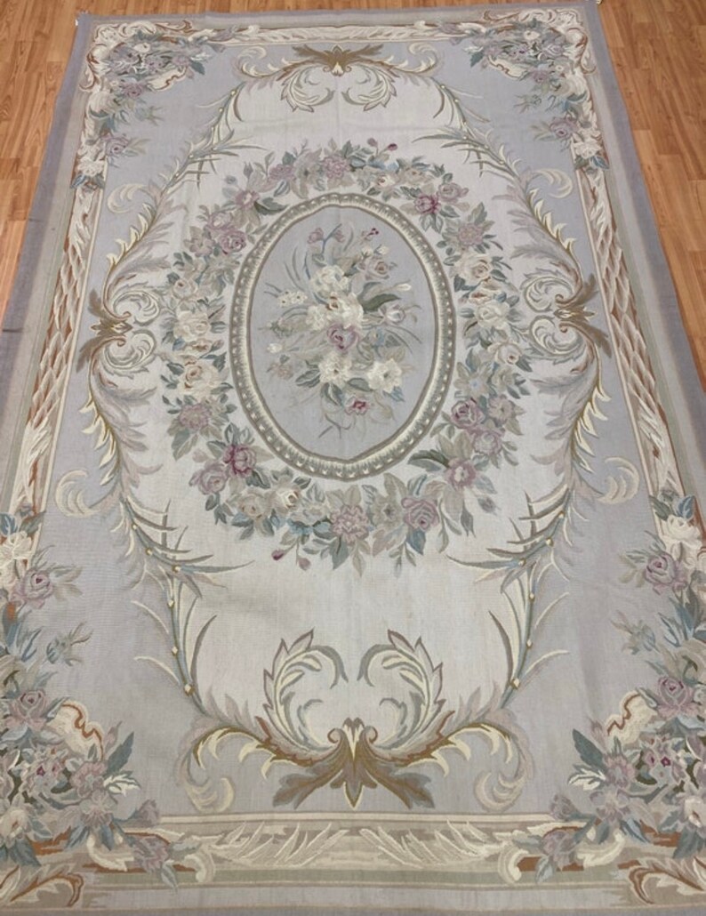 6' X 9' New Chinese Aubusson Oriental Rug Flat Weave Hand Made 100% ...