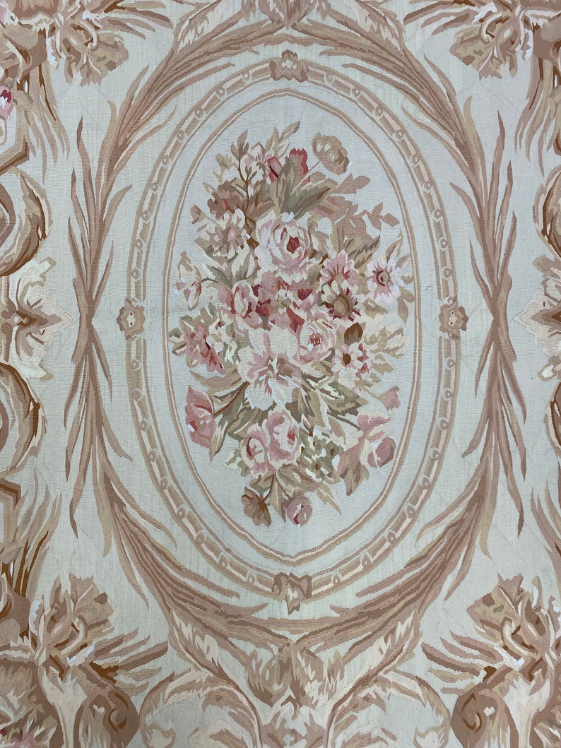 7'10 X 10'1 Chinese Aubusson Oriental Rug Flat Weave Hand Made 100% ...