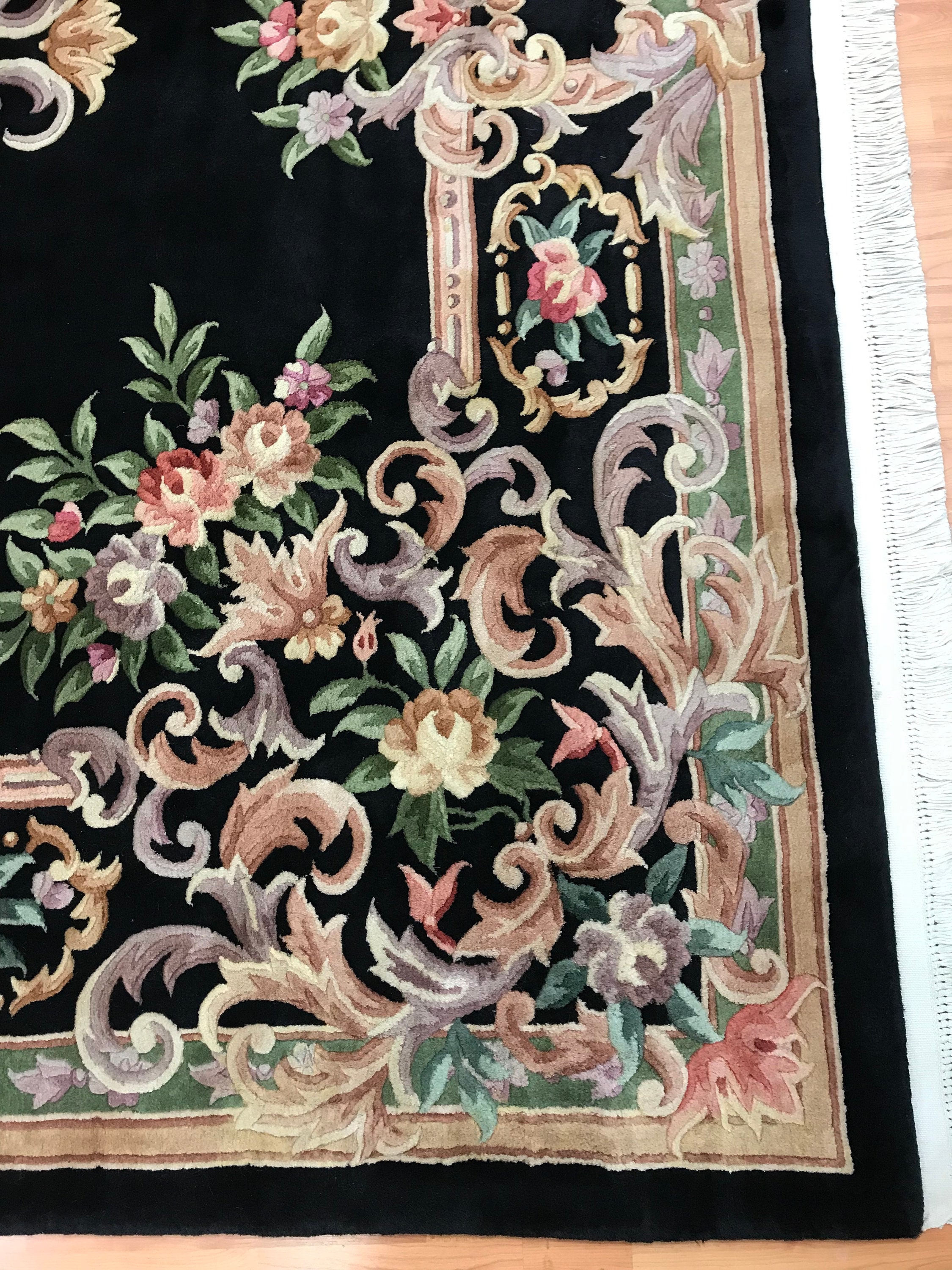 9'1 x 12'3 Chinese Aubusson Oriental Rug - Full Pile - Hand Made - 100% ...