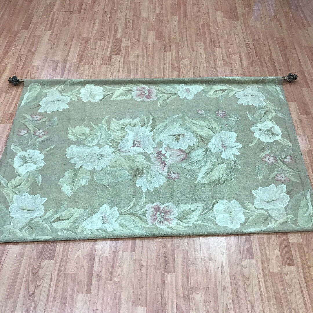 3'9" X 5'8" Chinese Tapestry - 1950s - Hand Made - 100% Wool - Etsy