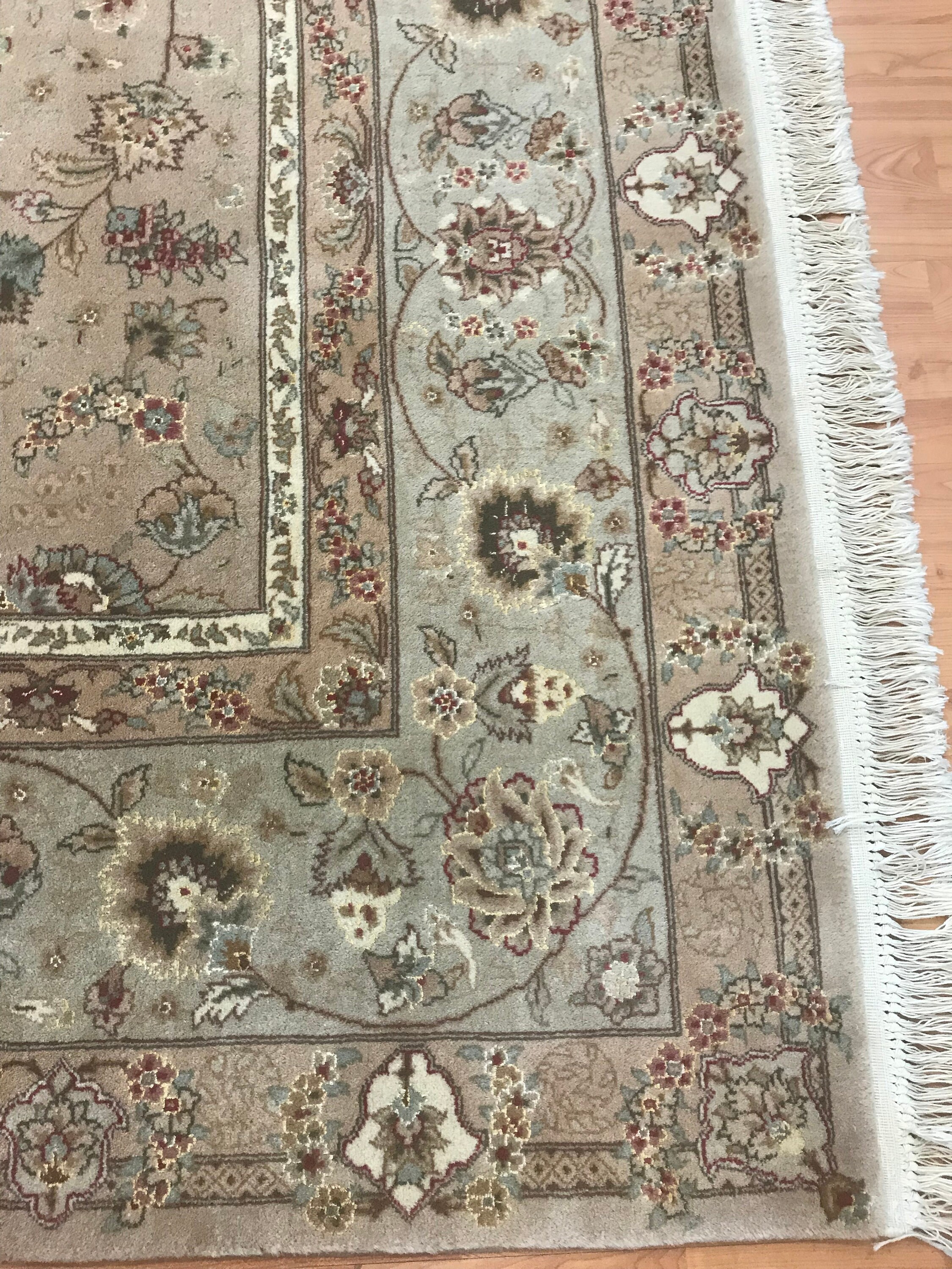 8'7 x 11'9 Sino Chinese Oriental Rug - Full Pile - Hand Made - Wool & Silk