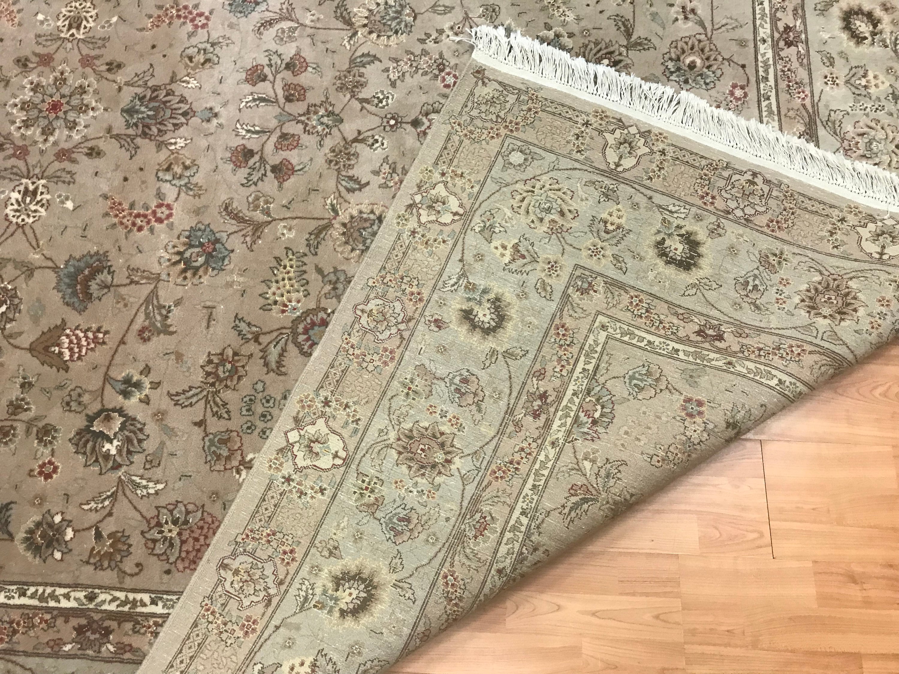 8'7 x 11'9 Sino Chinese Oriental Rug - Full Pile - Hand Made - Wool & Silk