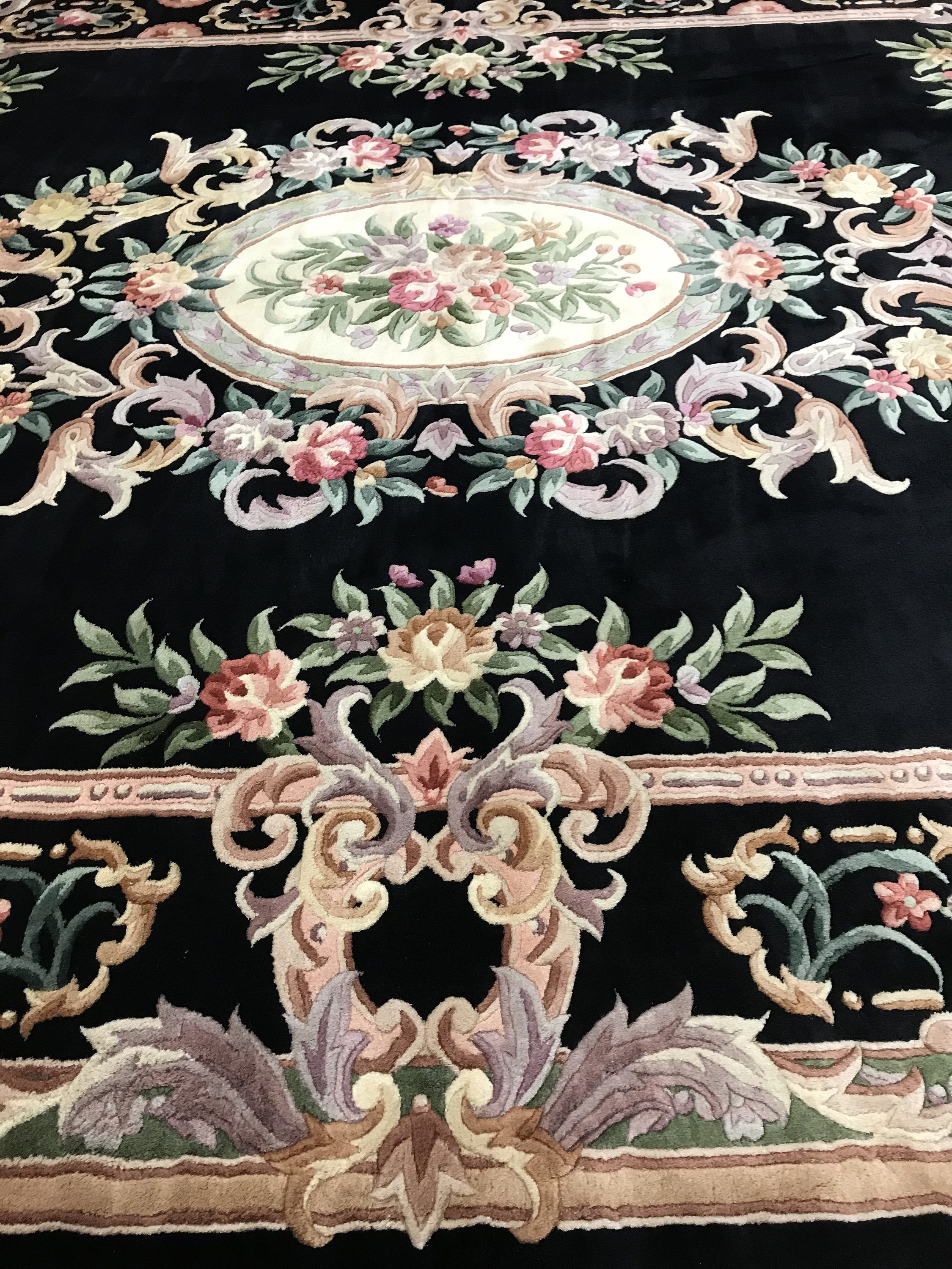 9'1 x 12'3 Chinese Aubusson Oriental Rug - Full Pile - Hand Made - 100% ...