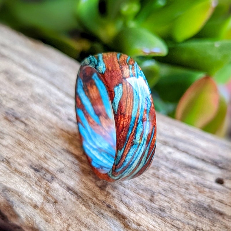 Wood Grain Ring - Etsy