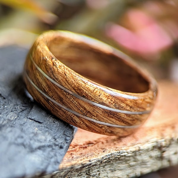 Koa Ring - Etsy