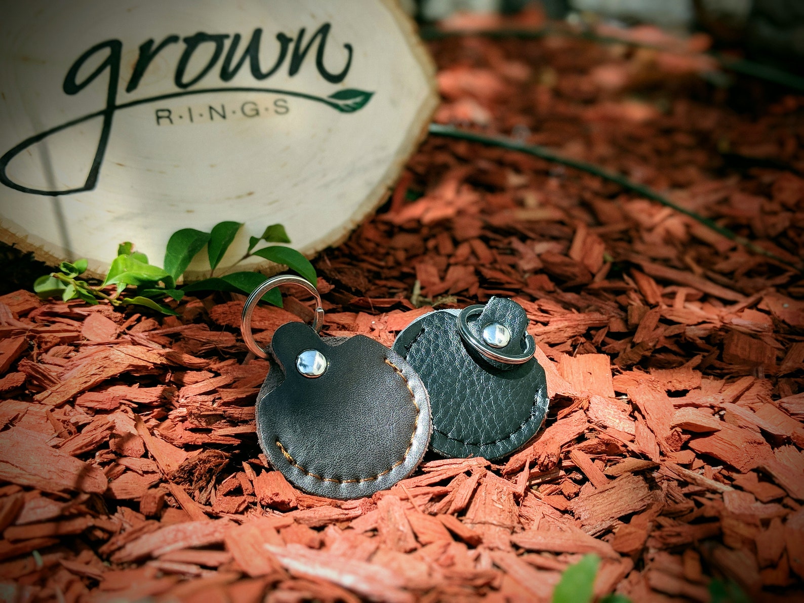 Leather Ring Holder, Pouch, Pocket, Keyring - Etsy