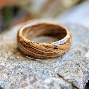 Jameson Whiskey Barrel Wood Ring. Handmade to Order From Scratch, Fully ...