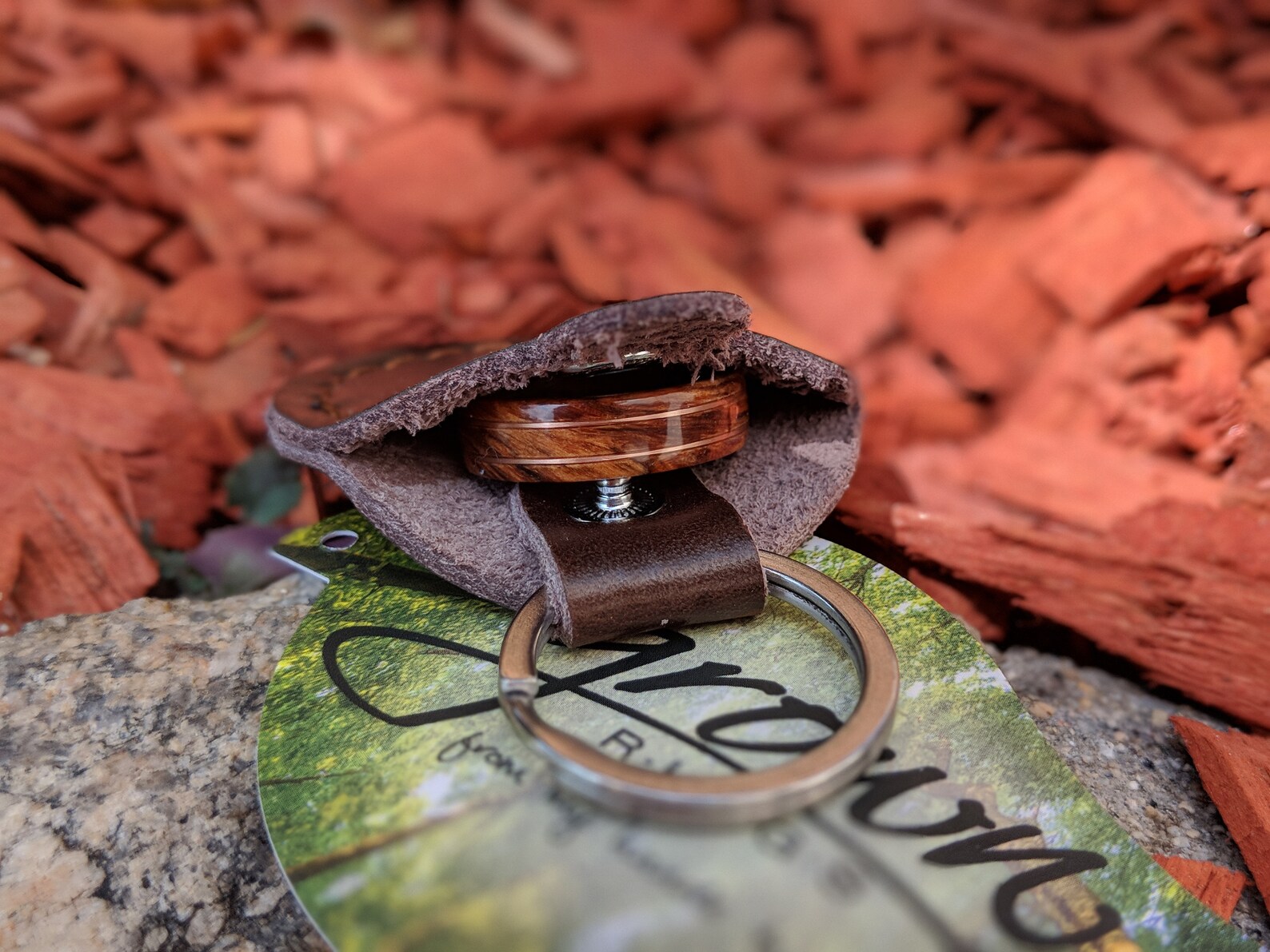 Leather Ring Holder, Pouch, Pocket, Keyring - Etsy