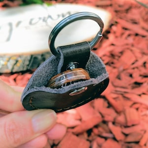 Leather Ring Holder, Pouch, Pocket, Keyring - Etsy