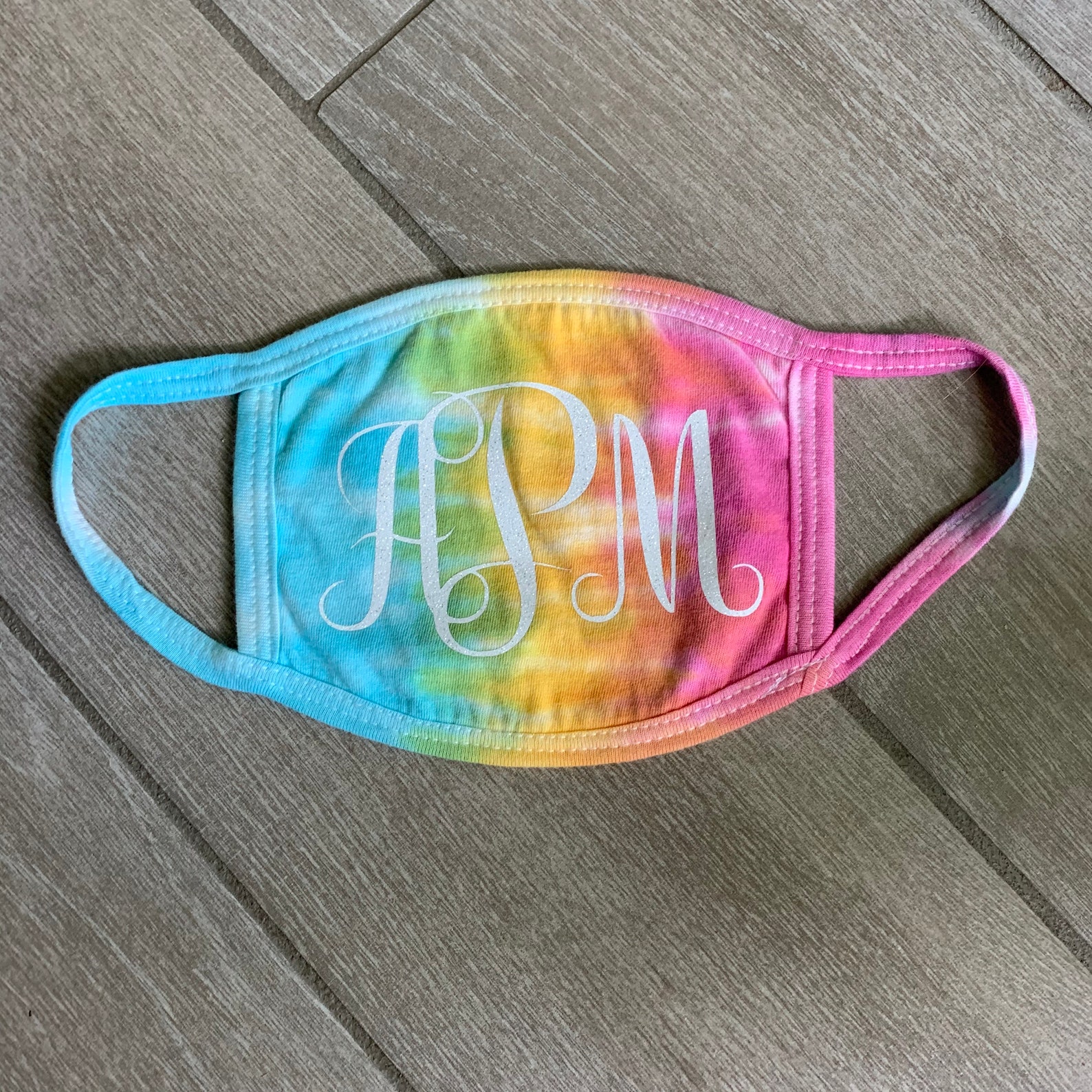 Monogram Face Mask Monogram Mask Monogrammed Face Mask Mask | Etsy