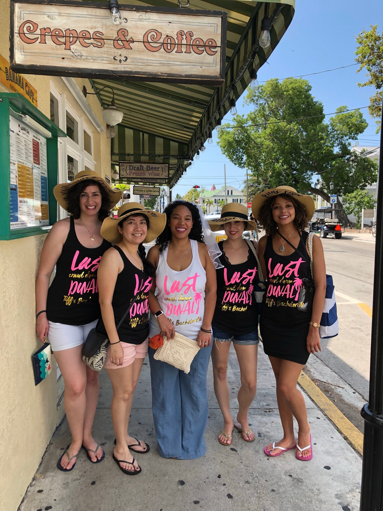 Key West Bachelorette Party Shirt Florida Keys Duval Street Beach ...