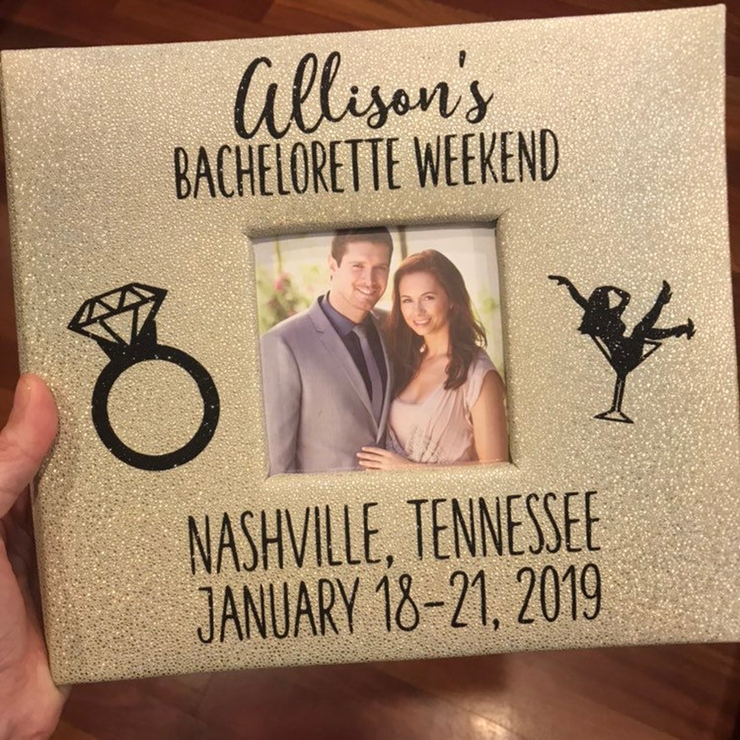Bachelorette Photo Album Bachelorette Party Gift Scrapbook Engagement ...