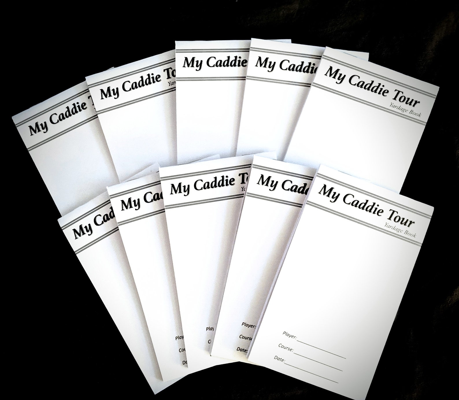 Go to Caddie My Caddie Tour Yardage Book 10 Pack - Etsy