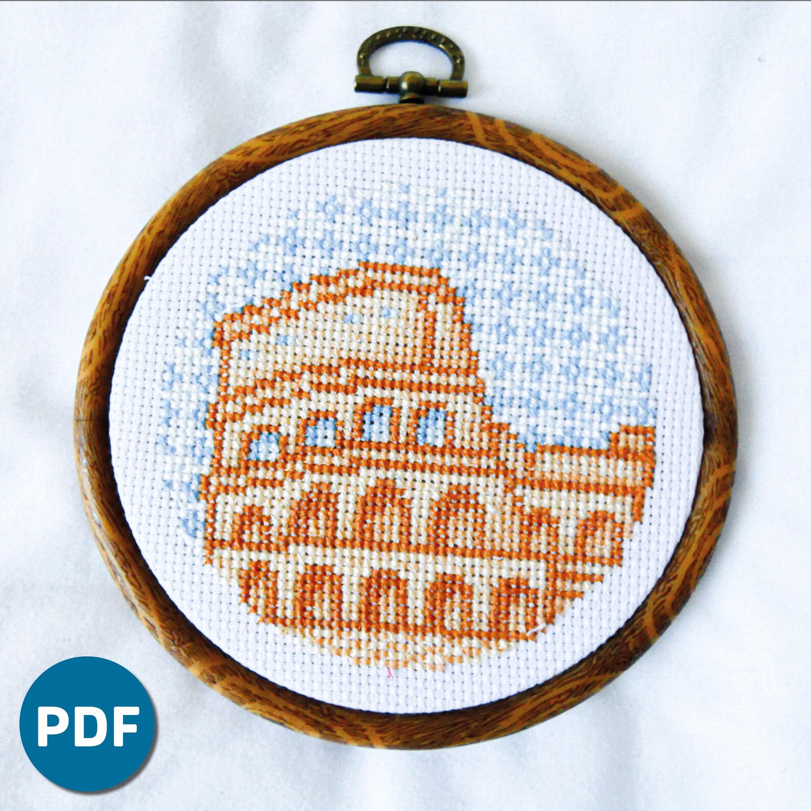 Cross Stitch Pattern - Landmark - Rome - Coliseum - PDF - Etsy