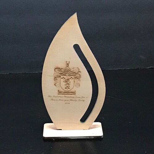 Custom Wooden Trophy Engraved Trophy Custom Wood Award - Etsy