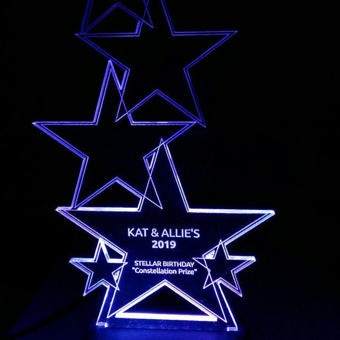 LED Acrylic Trophy | Custom LED Award | Custom LED Plaque Award ...