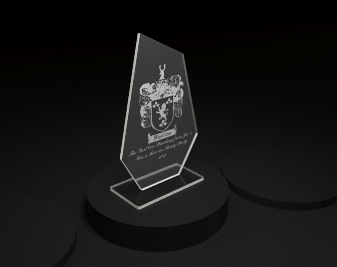 Custom Trophy Custom Award Plaque Engraved Award - Etsy