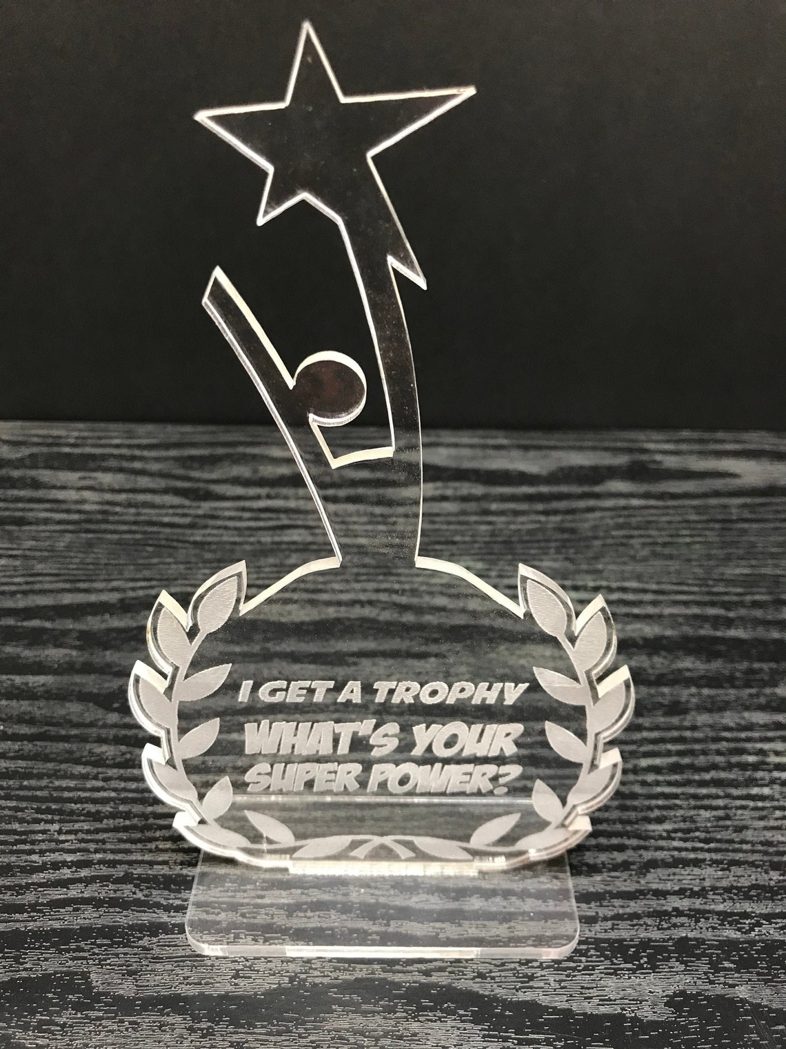 Custom Trophy Custom Award Plaque Engraved Award - Etsy