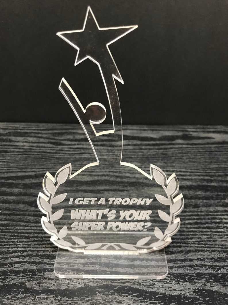 Custom Trophy Custom Award Plaque Engraved Award - Etsy