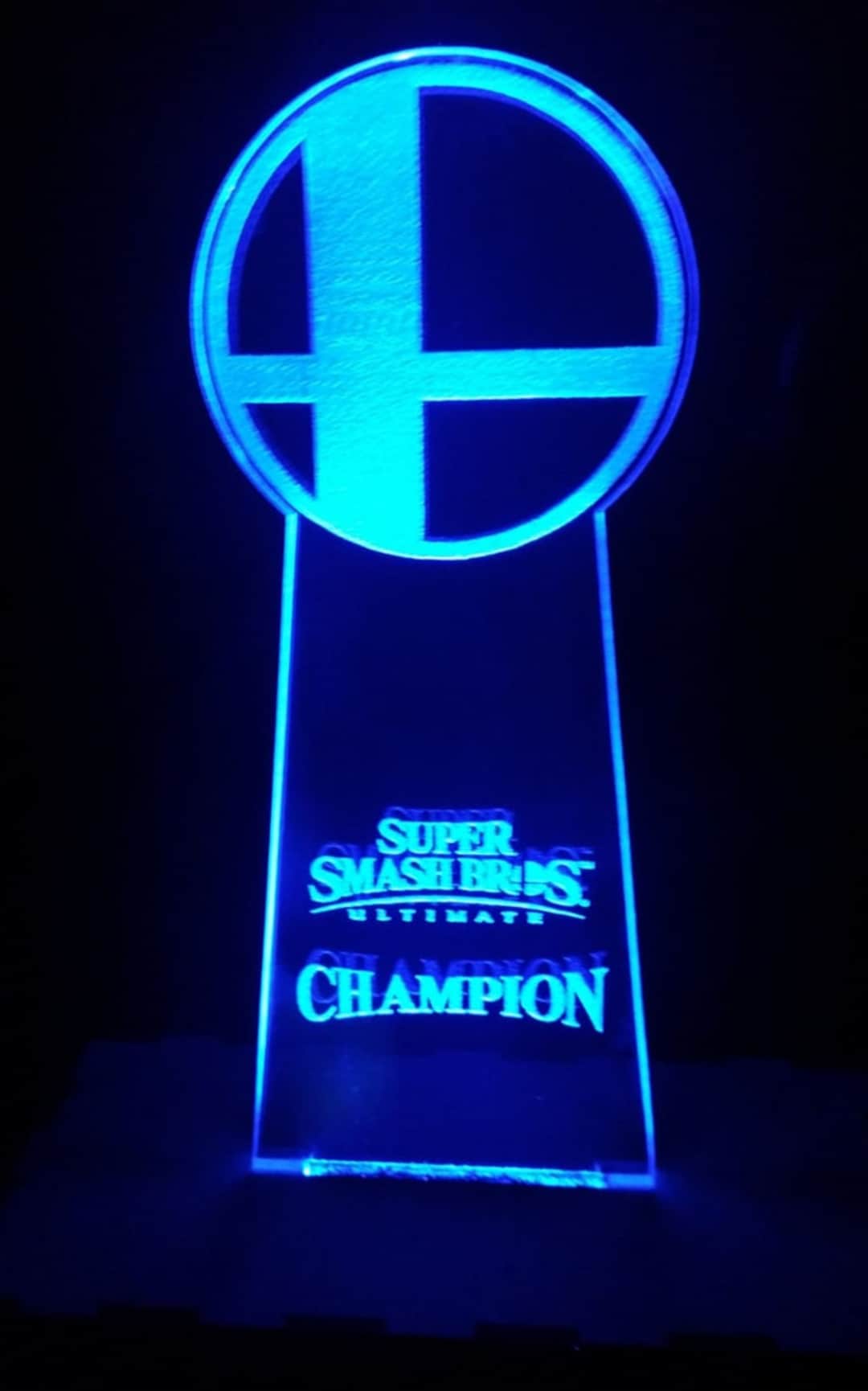 Supersmash Bros LED Trophy | LED Trophy | Custom Trophy | Custom Award ...
