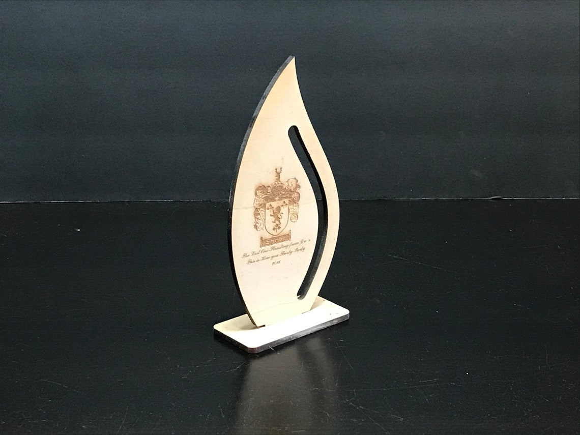 Custom Award Plaque | Custom Trophy | Engraved Wooden Award - Etsy