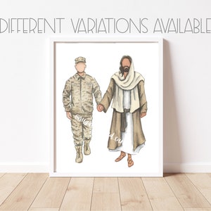 Military Soldier Walking With Jesus Christian Army Gift Gift for ...