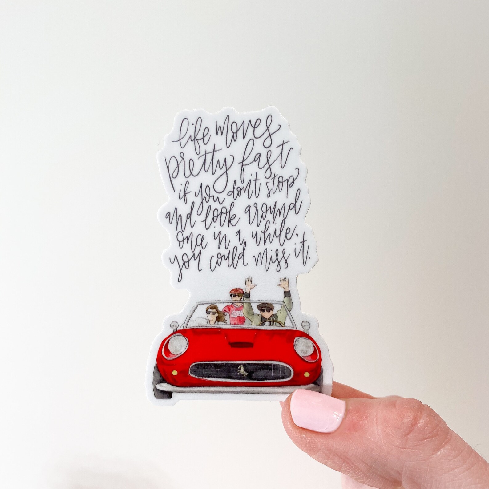 Ferris Buellers Day off Quote Vinyl Sticker Inspirational - Etsy